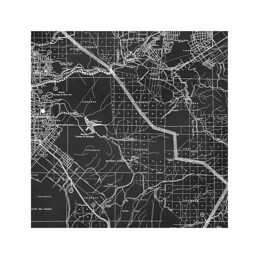 California - Orange County Map – Foundry