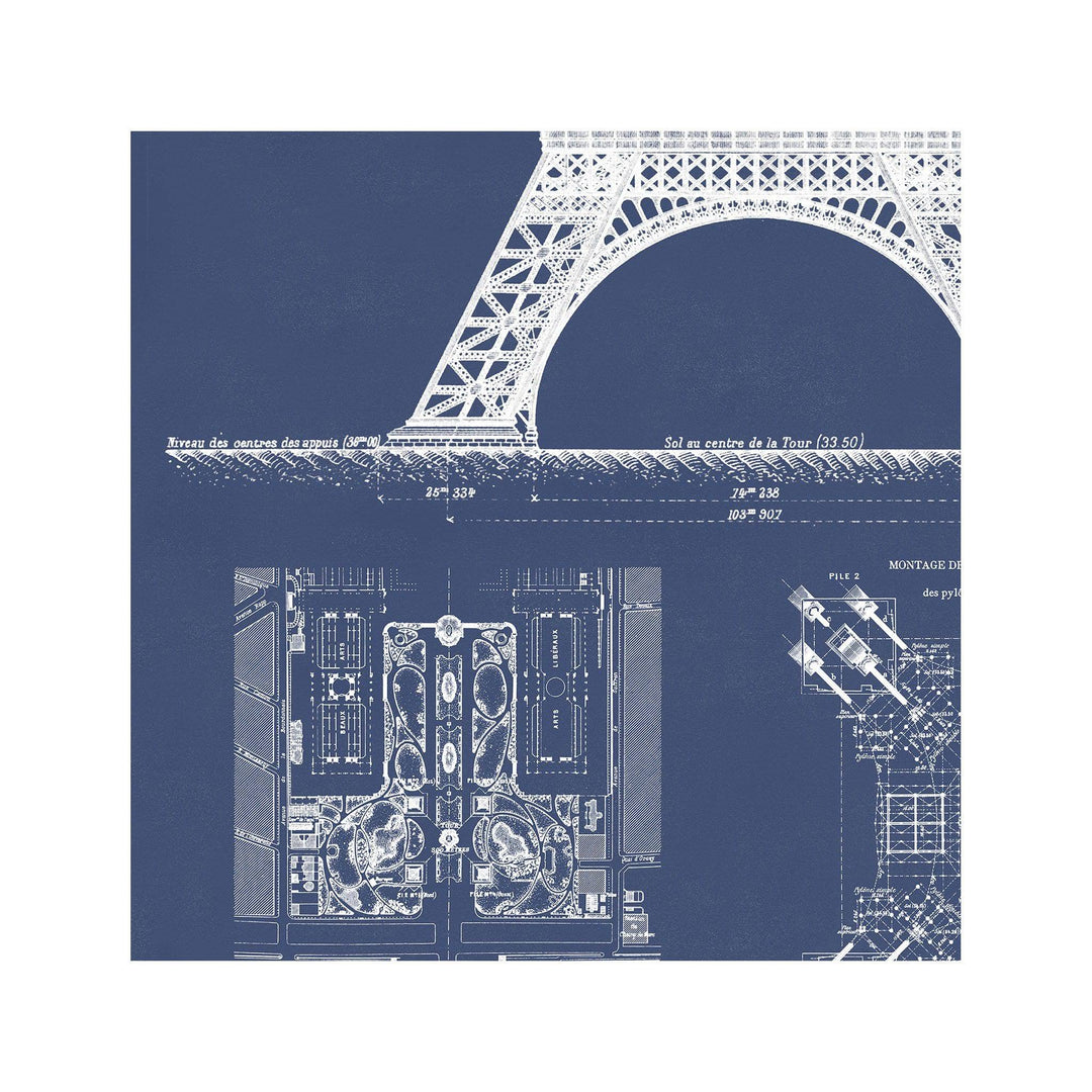 Eiffel Tower Blueprint – Foundry