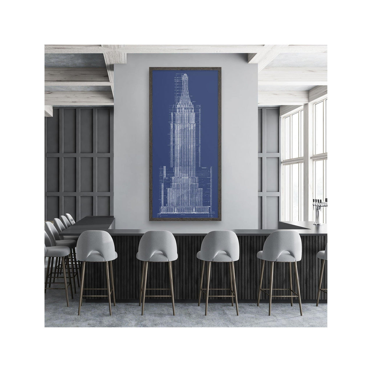 Empire State Building Blueprint – Foundry