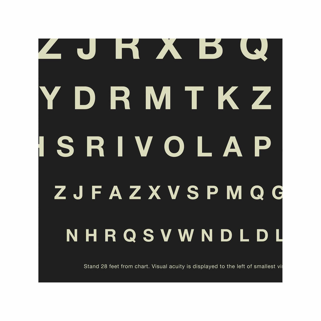 Herman Snellen Eye Chart with Letters – Foundry