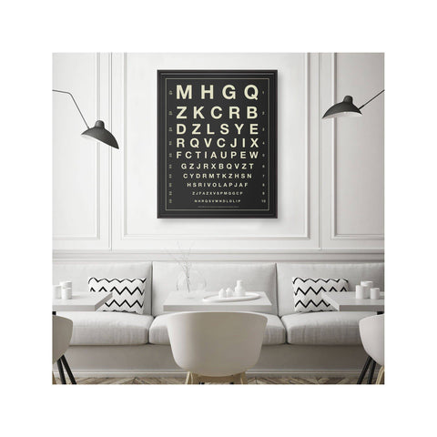 Herman Snellen Eye Chart with Letters – Foundry