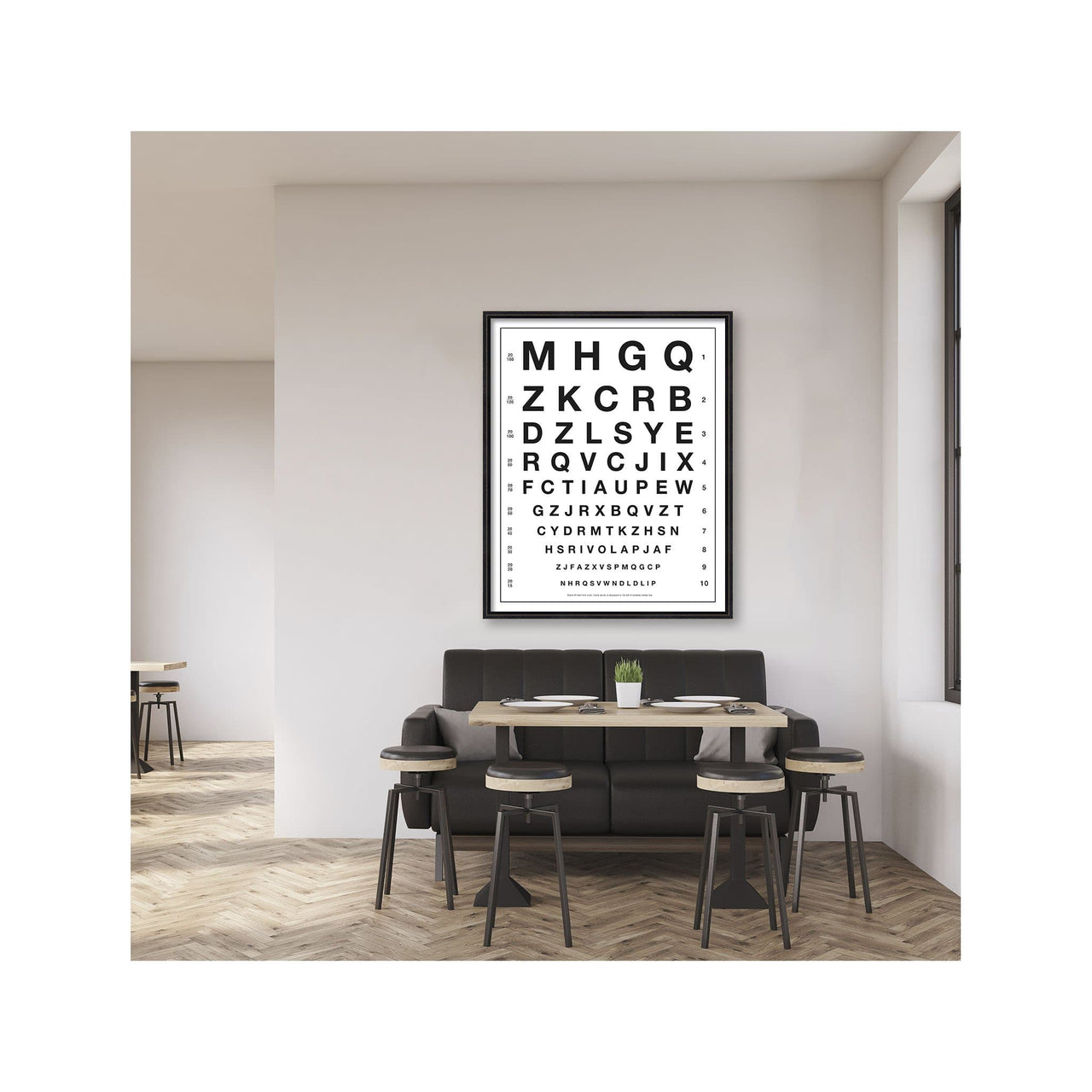 Herman Snellen Eye Chart with Letters – Foundry