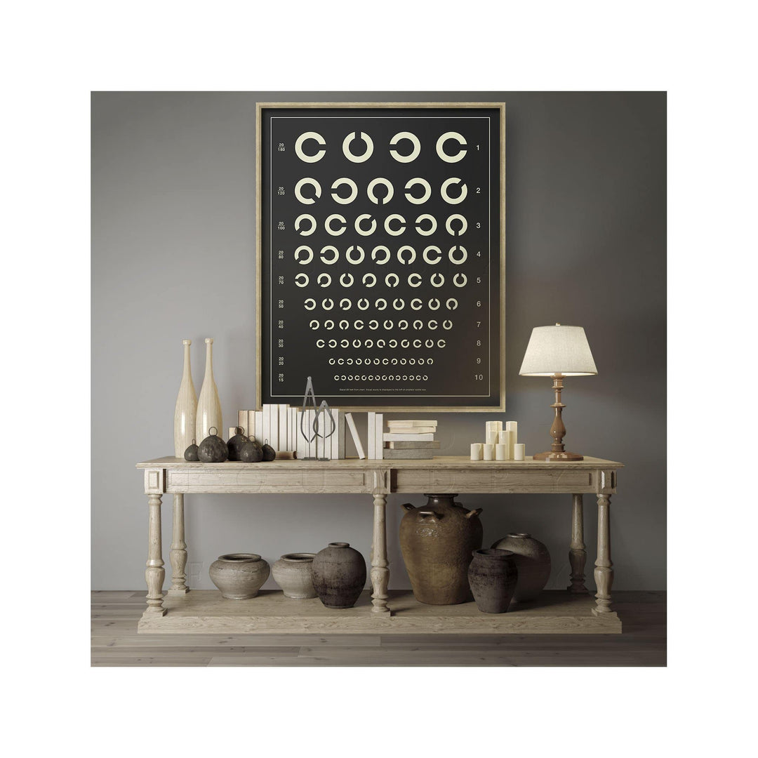 Herman Snellen "Tumbling C's" Eye Chart – Foundry