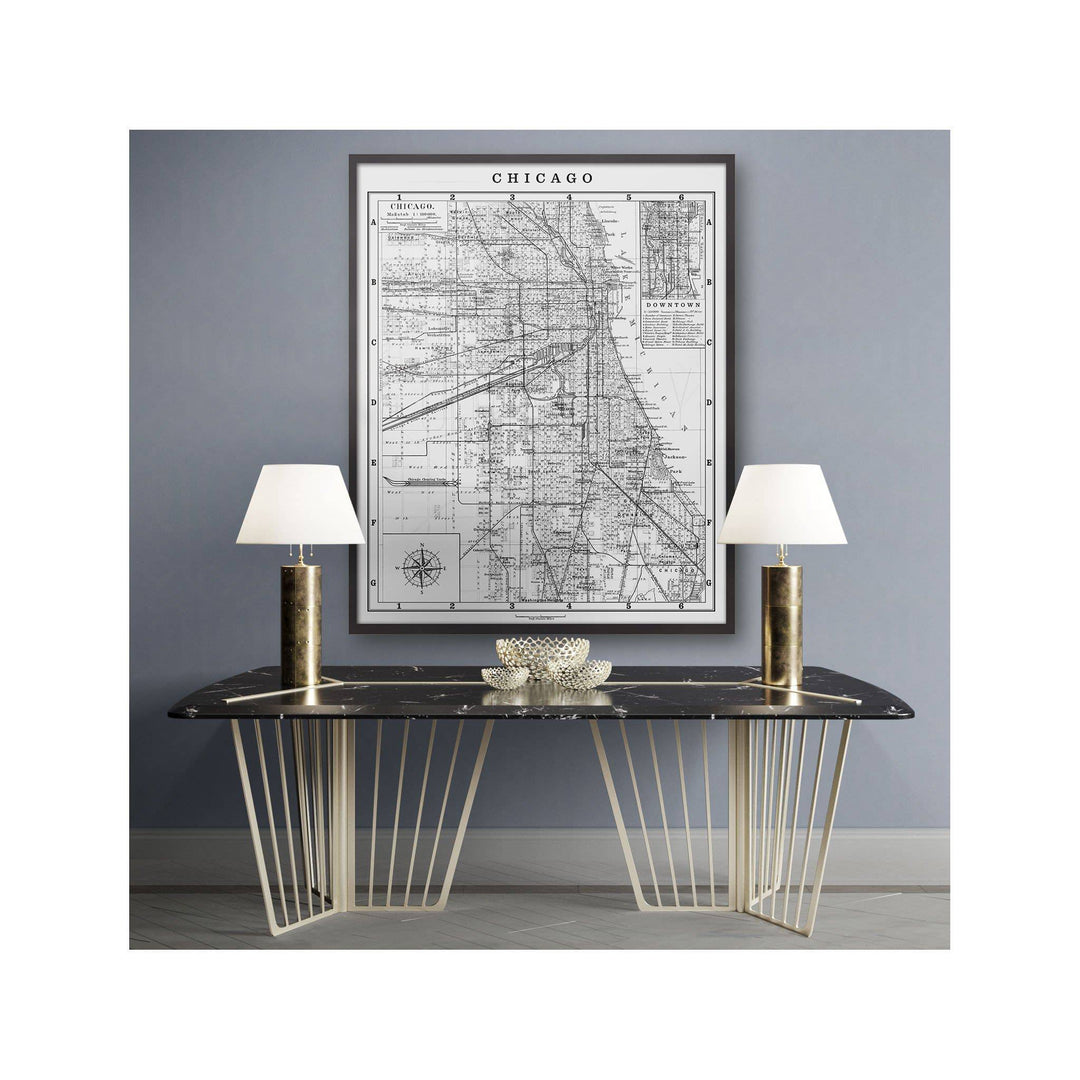 Map of Chicago, Circa 1900s – Foundry