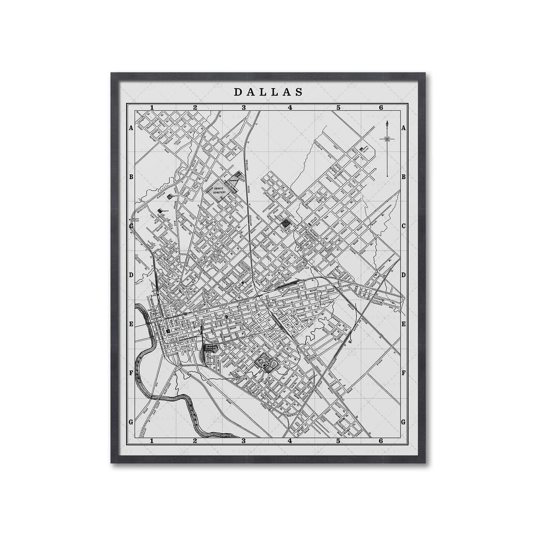 Map of Dallas, Circa 1900s – Foundry