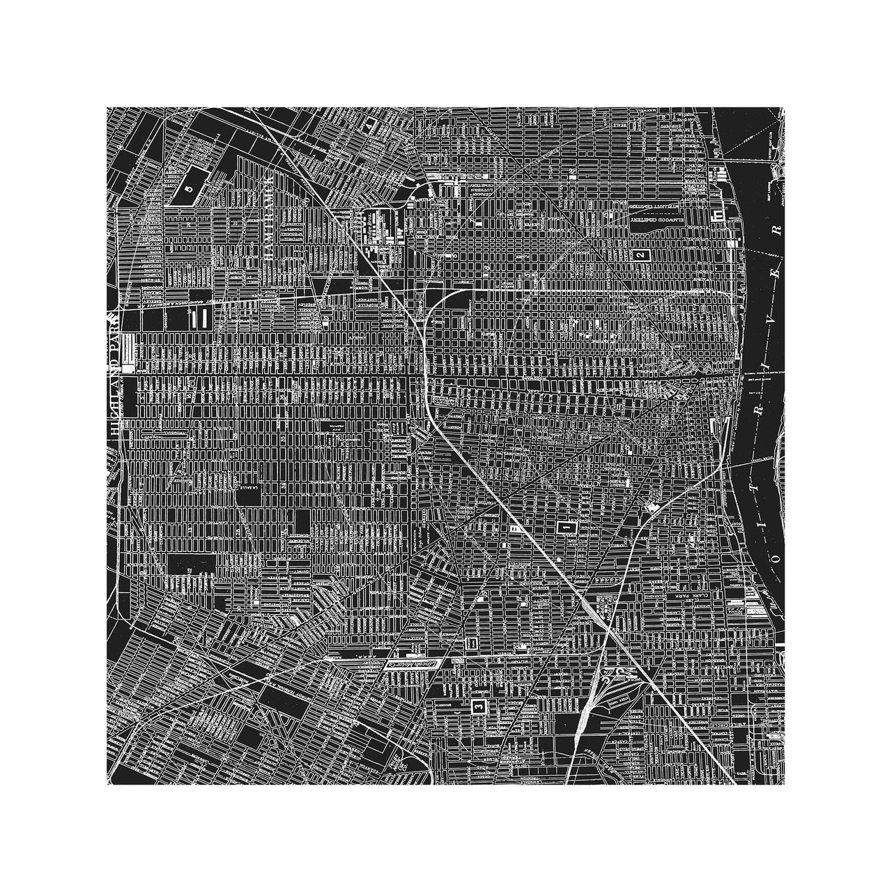 Map of Detroit, Circa 1900s – Foundry
