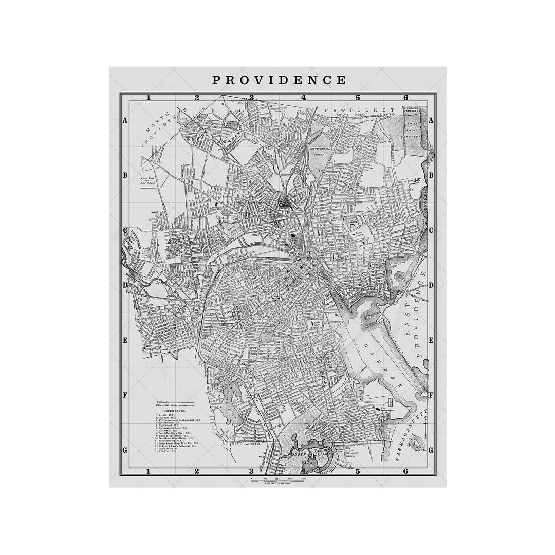 Map of Providence, Circa 1900s – Foundry