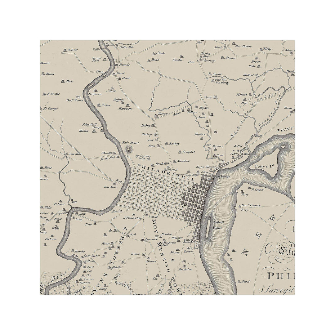 Pennsylvania - Philadelphia Map – Foundry