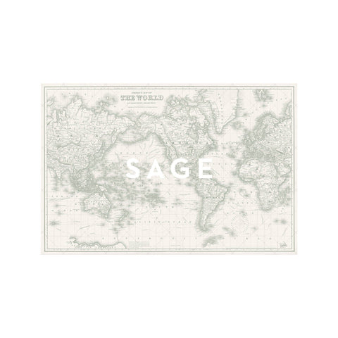 The World Map, 1852 – Foundry